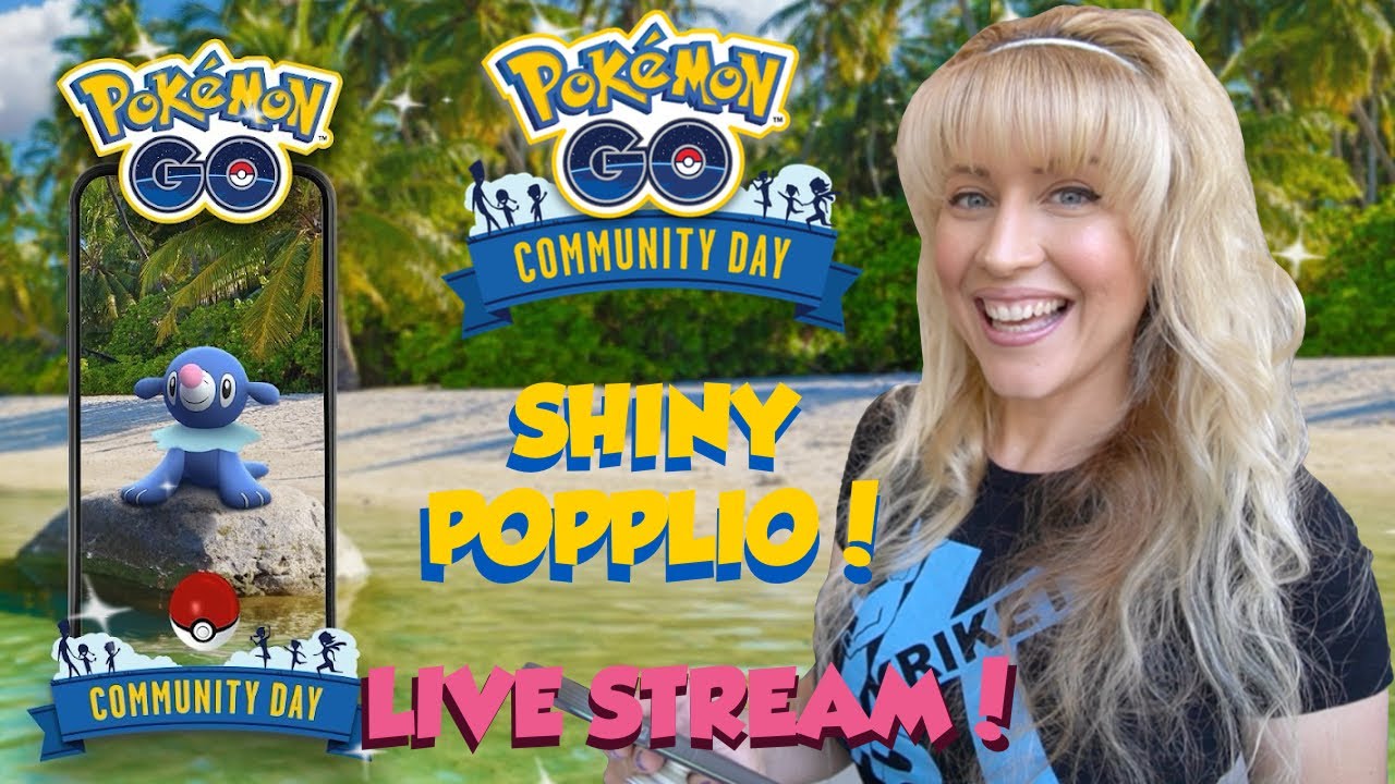 POPPLIO COMMUNITY DAY! Pokémon GO LIVE! - YouTube