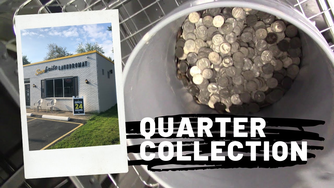 Quarter Collecting @ The Laundromat - YouTube