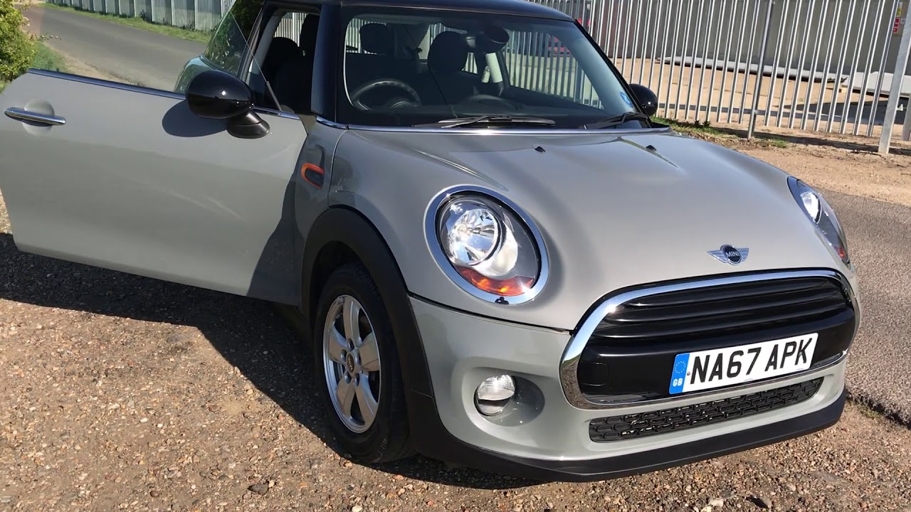 2017 Moonwalk Grey Mini Cooper Walkaround - YouTube