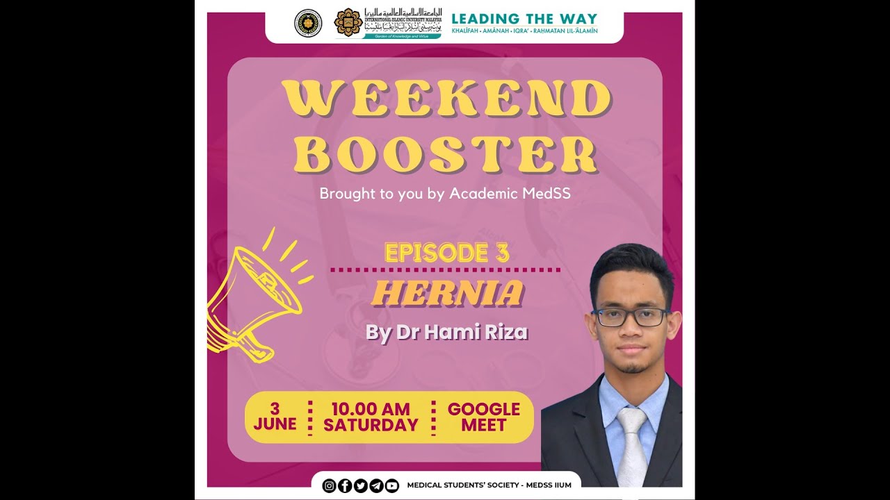 [ WeBoost EP 3 ] Hernia by Dr. Hami Riza - YouTube