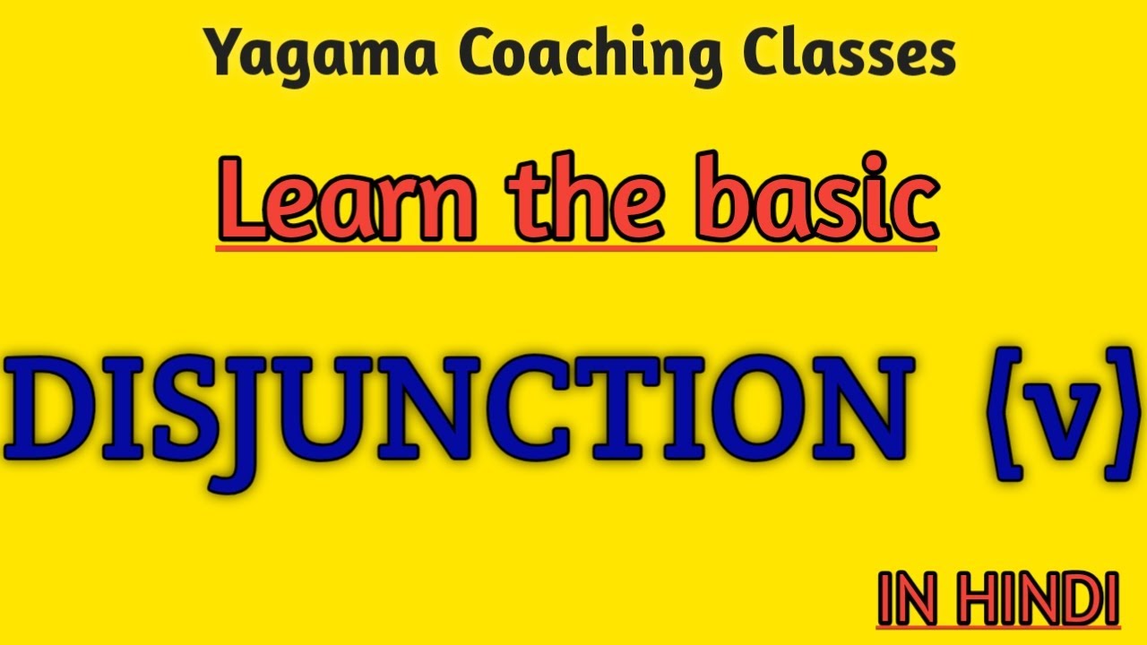 Mathematical Logic Class12th part-1।Logical Connective Disjunction ...