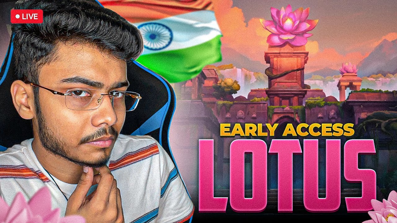 CUSTOM with STREAMERS ON INDIAN MAP " LOTUS " | VALORANT Live India ...