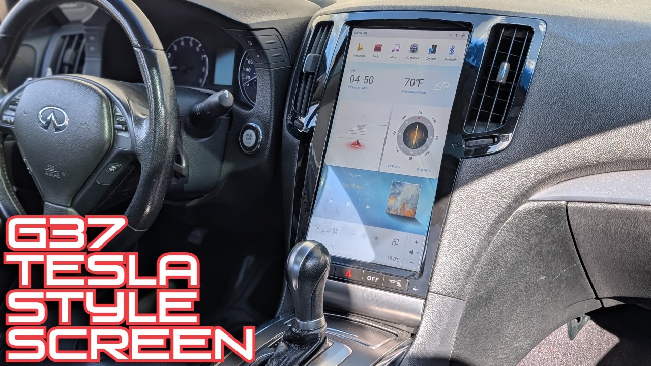 Infiniti G37 Tesla Style Screen | Wireless CarPlay | Download Any App ...