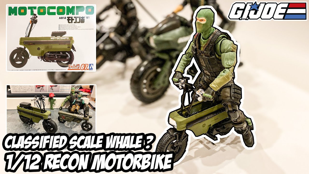 Gi Joe - Classified Killer Whale 1/12 Scale Recon Bike - YouTube