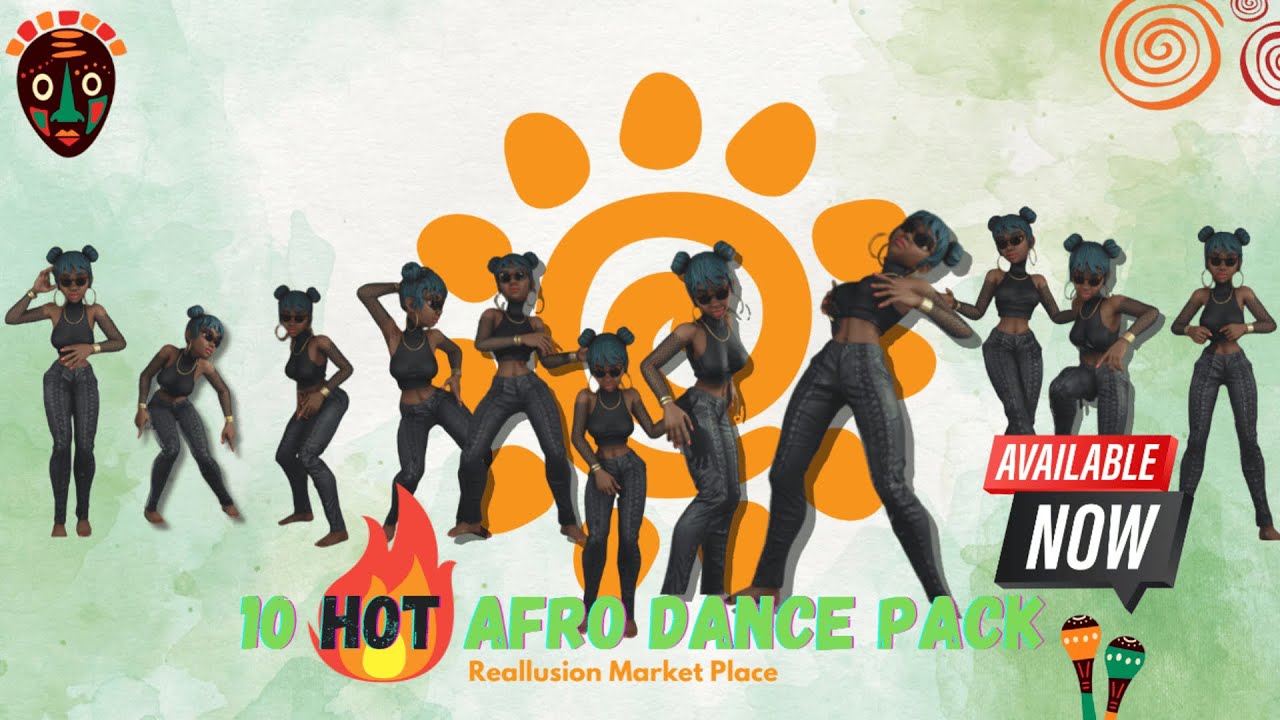 10 Hot Afro Dance Pack AVAILABLE NOW!!! - YouTube
