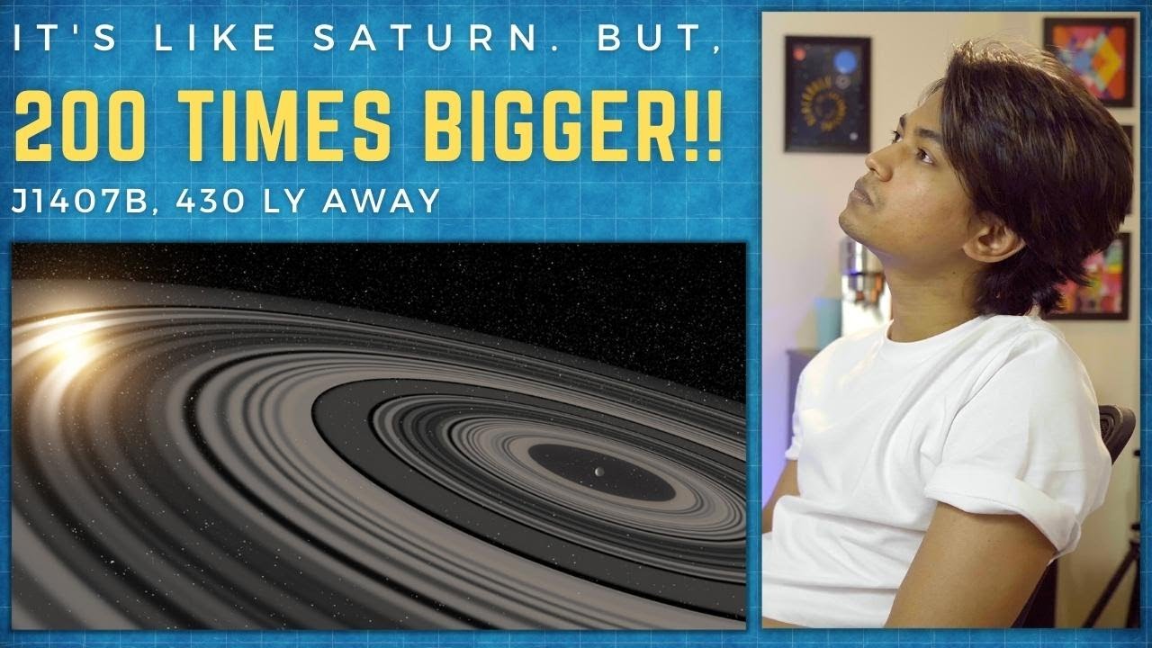 Super Saturn: J1407b | 50 x Jupiter size | 200 x Saturn Rings - YouTube