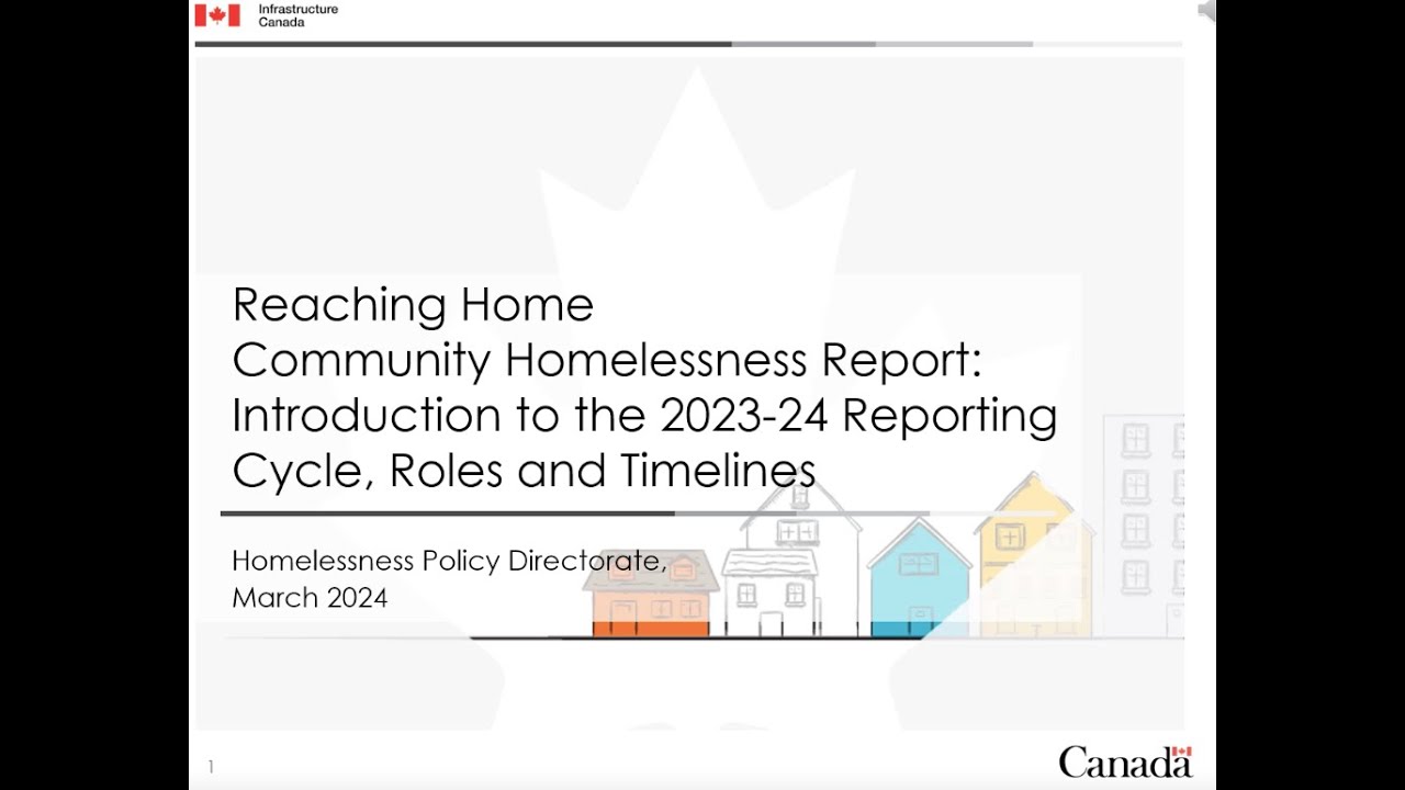 Reaching Home Community Homelessness Report: Introduction to the 2023 ...