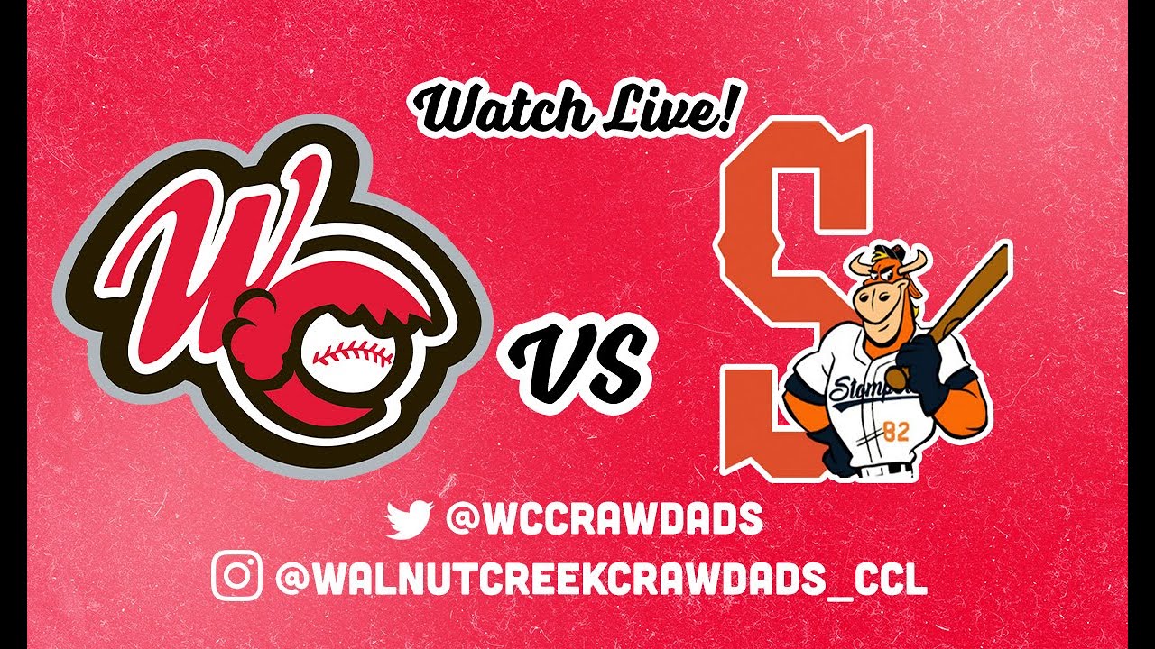 Walnut Creek Crawdads at Sonoma Stompers GAME 45 - YouTube