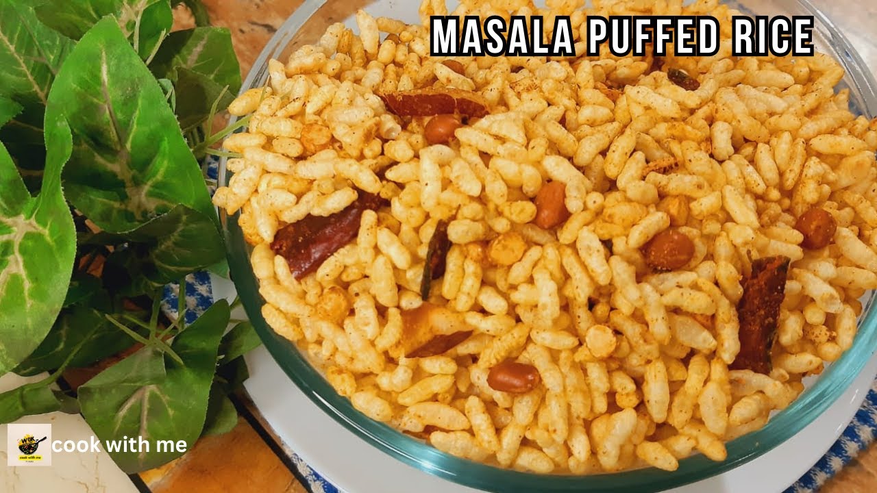 Masala puffed rice recipe | Masala murmura | girmit recipe| murmura ...