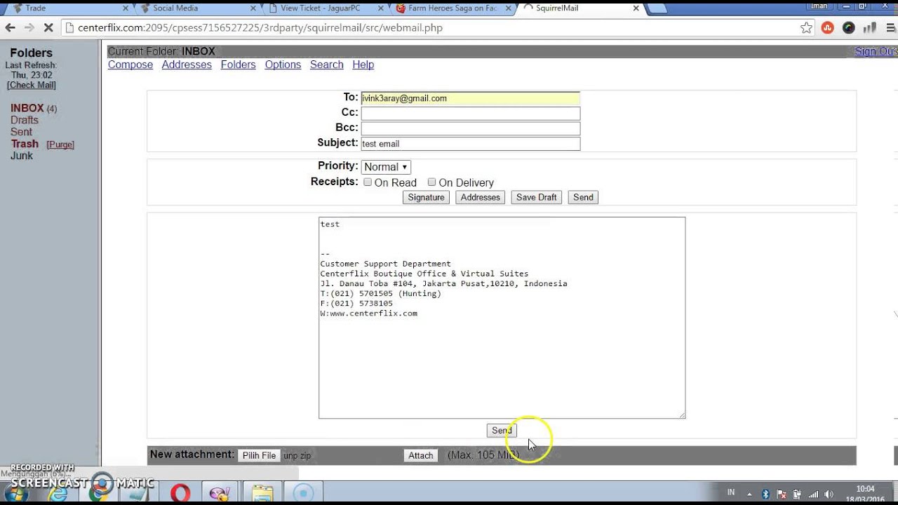 failed sent email with attachment - YouTube