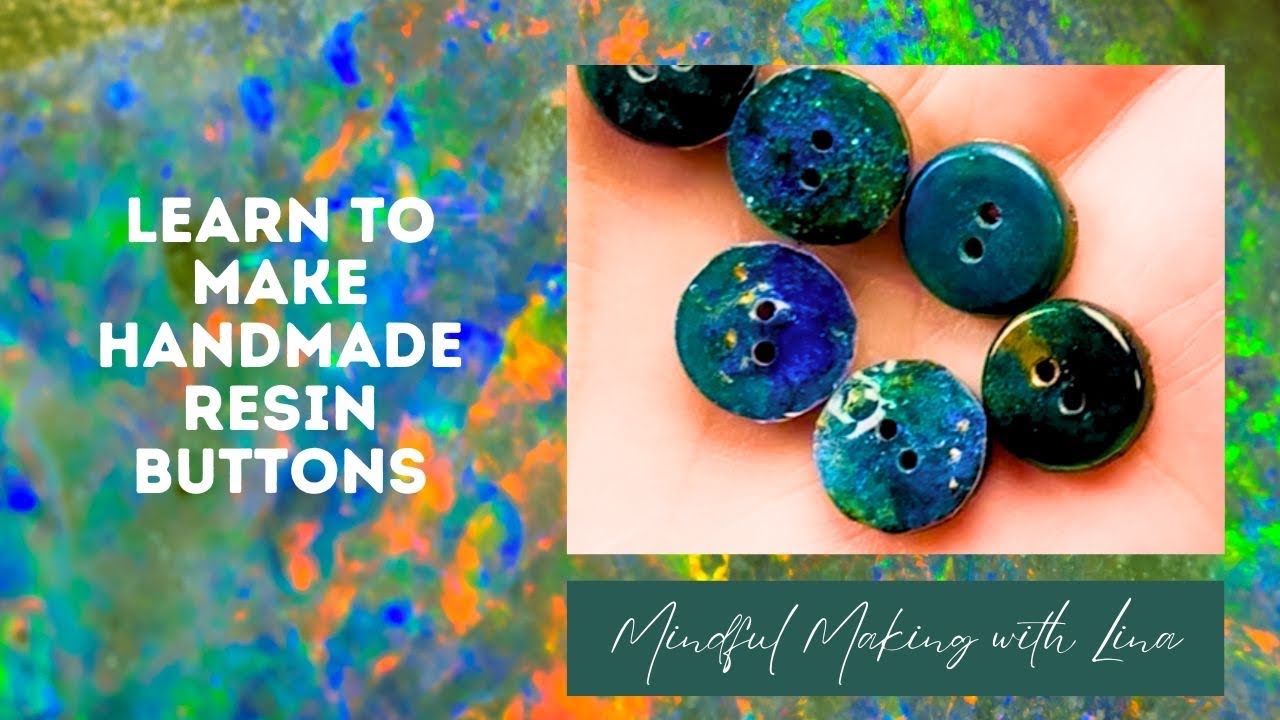 What I made this week: Bespoke Resin Buttons - YouTube