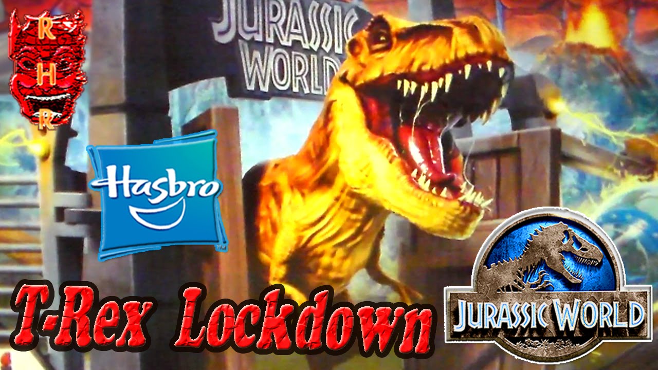 Jurassic World Toys - Tyrannosaurus Rex Lockdown Playset Review - YouTube
