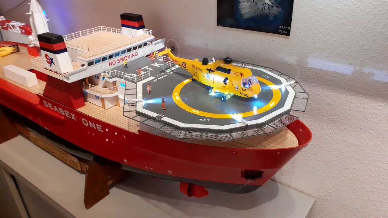 Seabex One Funktionstest Licht und Heli - YouTube
