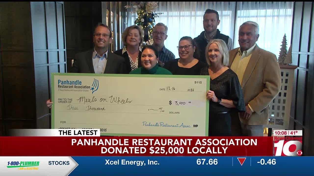 VIDEO: Panhandle Chapter of Texas Restaurant Association donates ...