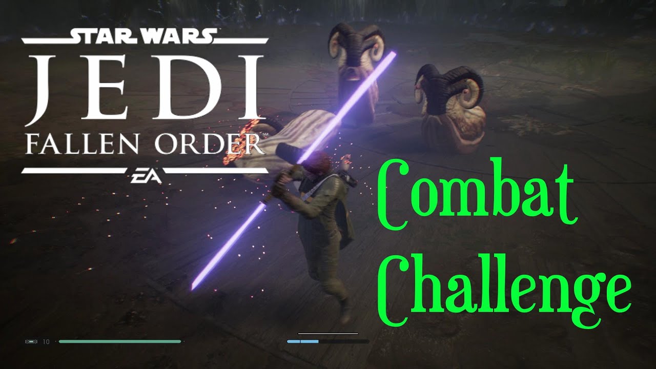 Star Wars Jedi: Fallen Order - Combat Challenges. - YouTube
