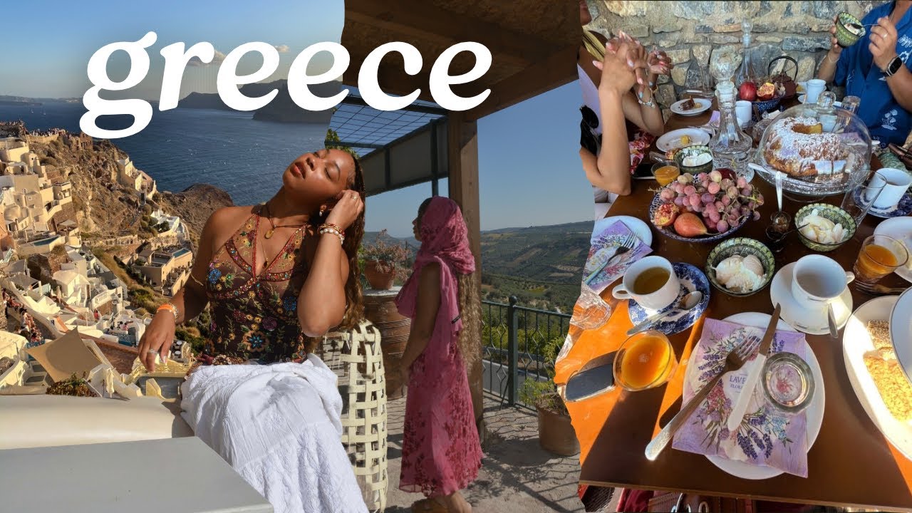 GREECE TRAVEL VLOG 🇬🇷 Santorini + Crete // Birthday Trip with 6 friends ...
