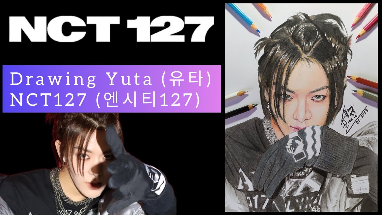 Drawing Yuta (유타) NCT 127 (엔시티 127) @DRAWiNCHANNEL#yuta #nct127 #nctzen ...