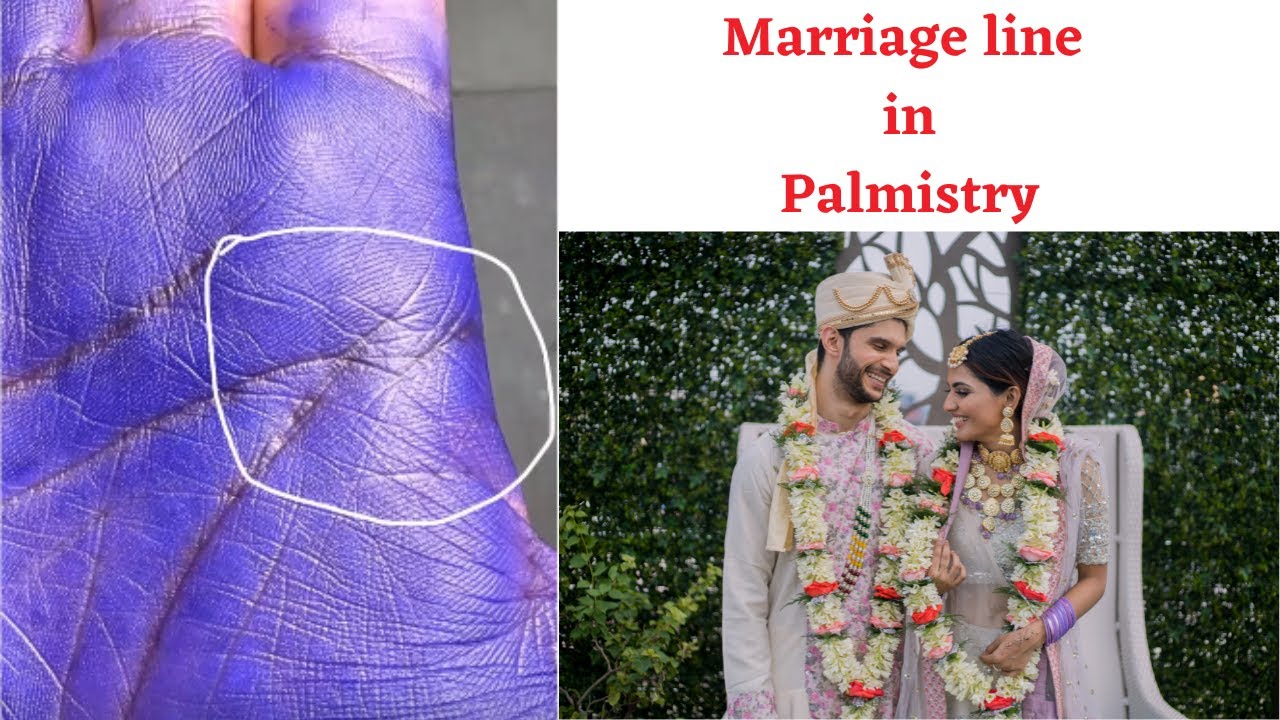 Marriage line in palmistry #palmistry #palmreading #mindline - YouTube