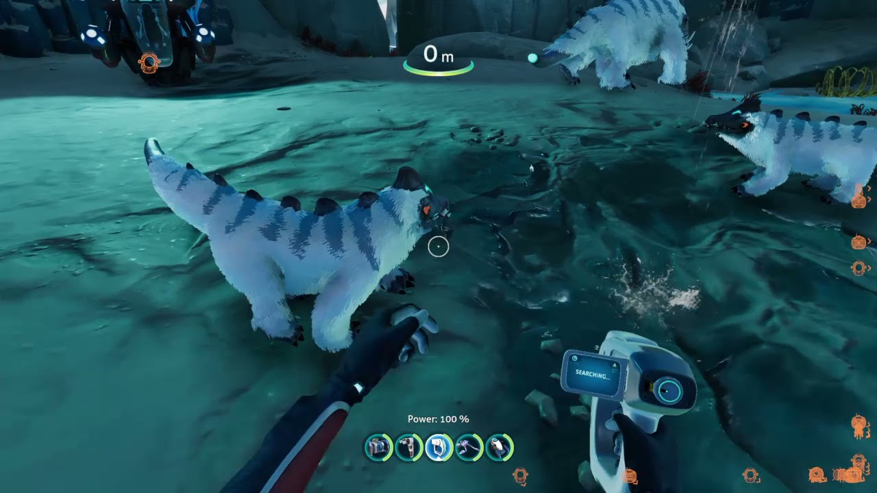 Baby snow stalker - YouTube