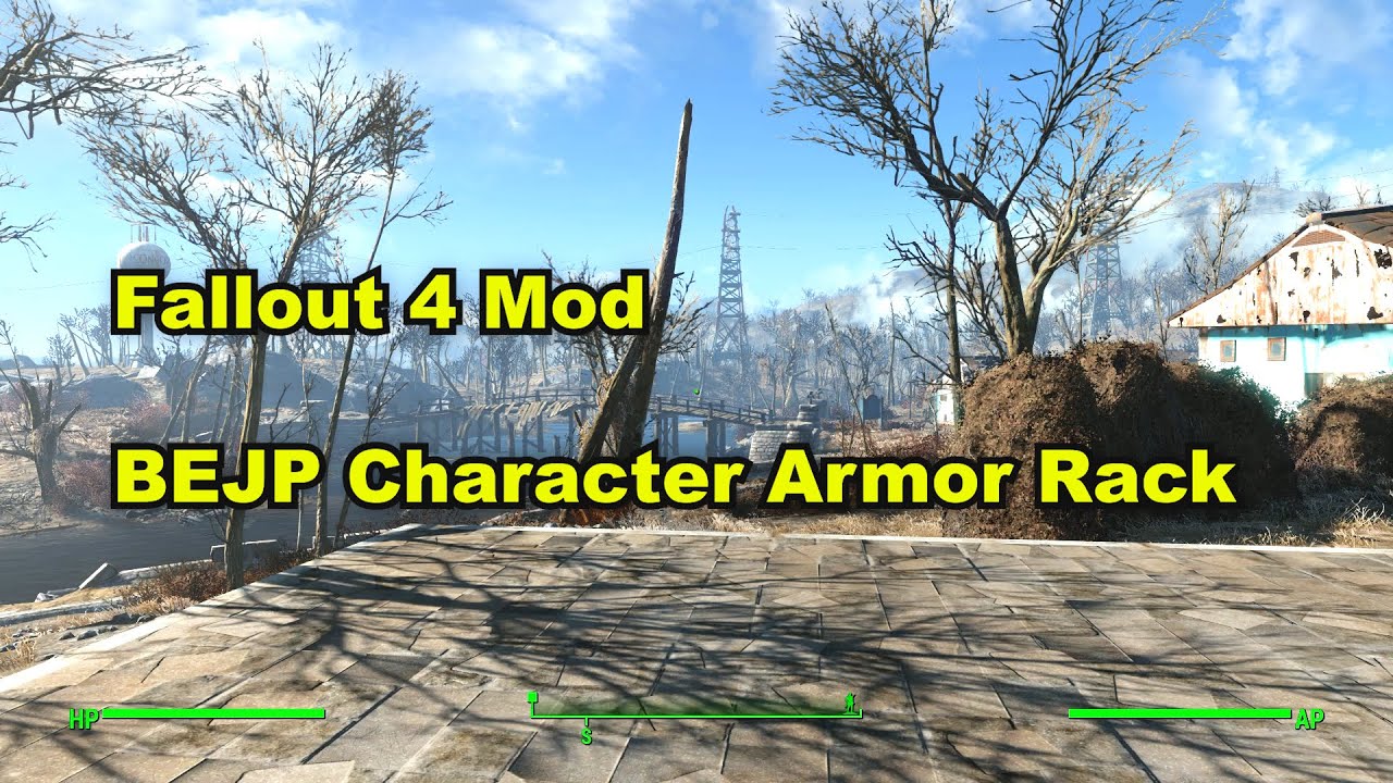 Fallout 4 Mod BEJP_Character Armor Rack - YouTube