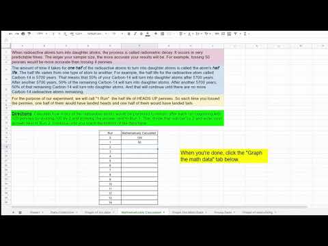 Half Life Penny Lab - YouTube