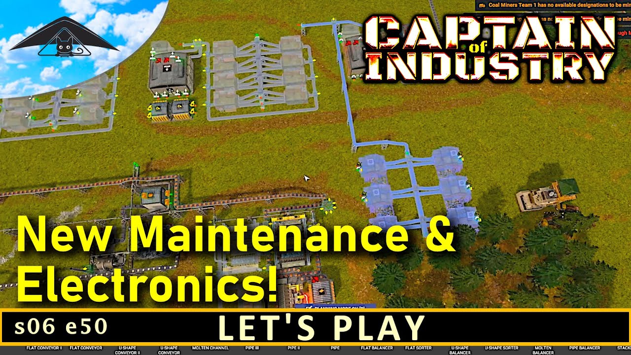 New Maintenance & Electronics! 🛠️ | Let's Play Captain of Industry s06 ...
