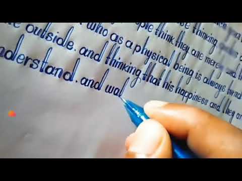 tulisan tangan terbaik sedunia wow !!! world's best handwriting - YouTube