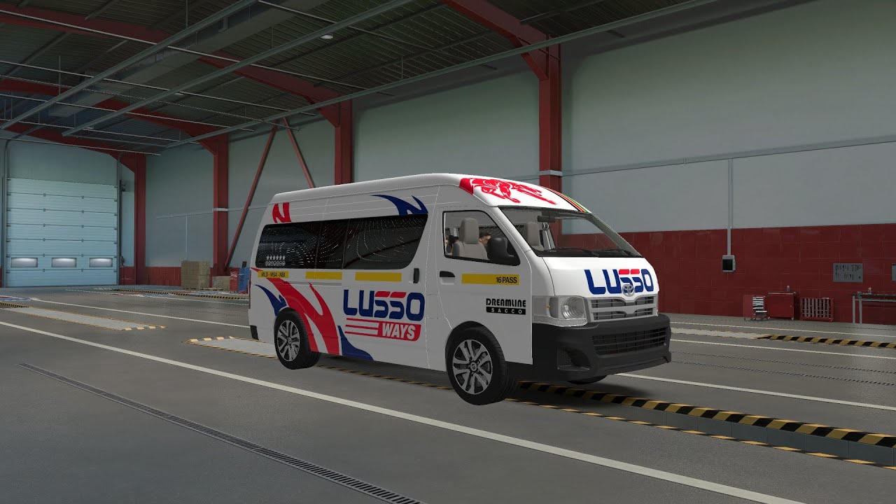 LUSSO TOYOTA HIACE HIGHROOF VAN - YouTube