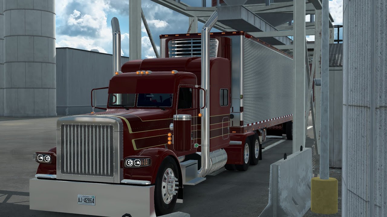 CAT C15 500HP With jack brake rollin pete 389 ruda trailer - YouTube