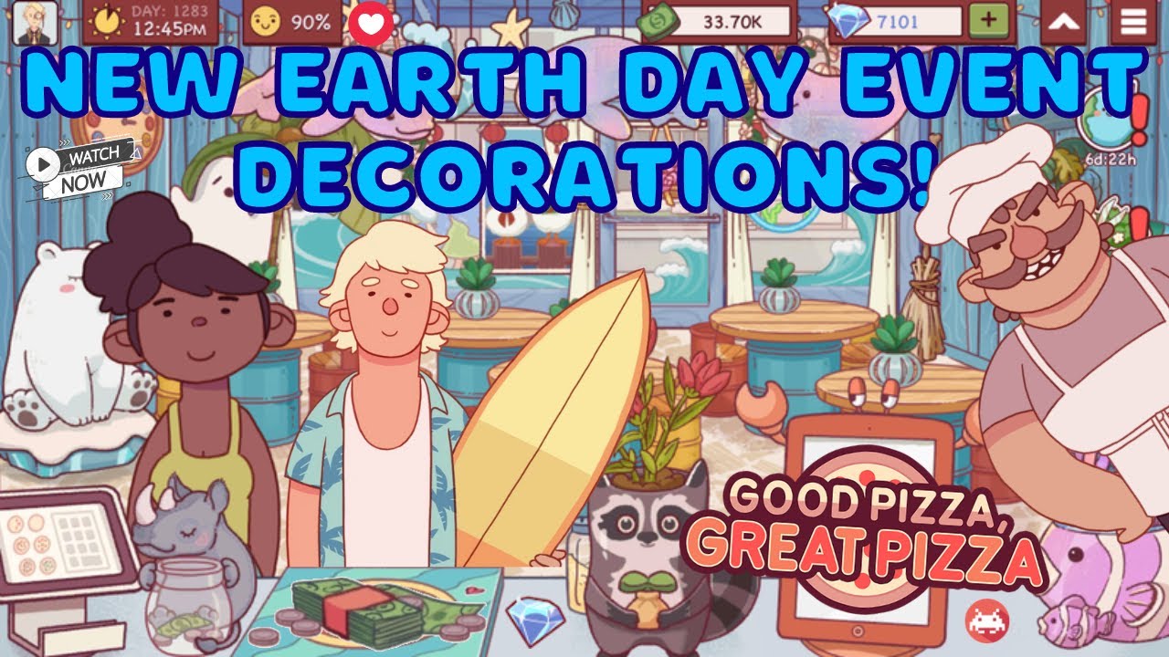 Earth Day Event Decorations - Good Pizza Great Pizza - YouTube