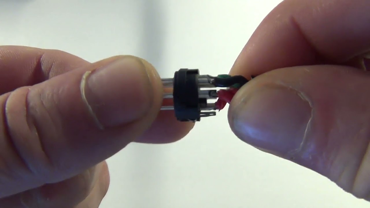 Thunder Laser USA 7 pin XLR Connector disassembly - YouTube