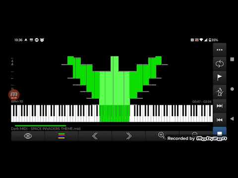 Dark MIDI - SPACE INVADERS THEME (By MIDI Player 2024) - YouTube