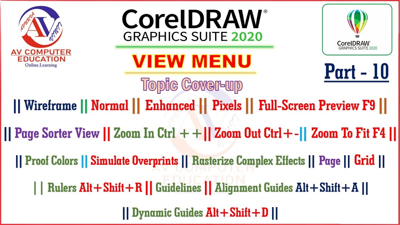 CorelDraw 2020 Tutorial VIEW MENU In Hindi Part 10 YouTube coreldraw-2020-tutorial-view-menu-in-hindi-part-10-youtube