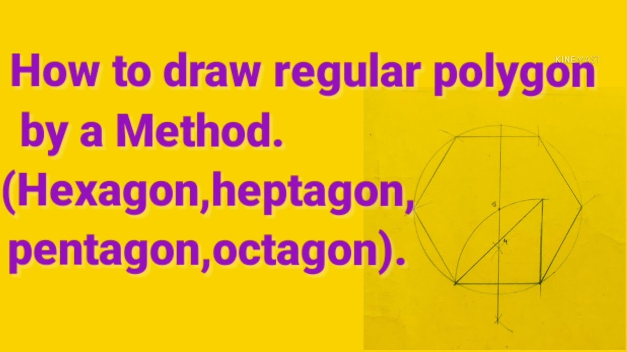 How to draw regular polygon by a Method(Hexagon,heptagon,pentagon ...