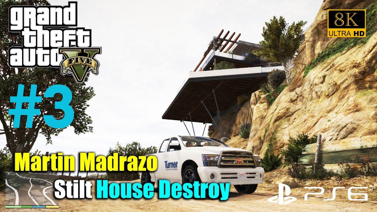 ( PS6 ) MICHALE DESTROY MARTIN MADRAZO LUXERY HOUSE | GTA V | GAMEPLAY ...