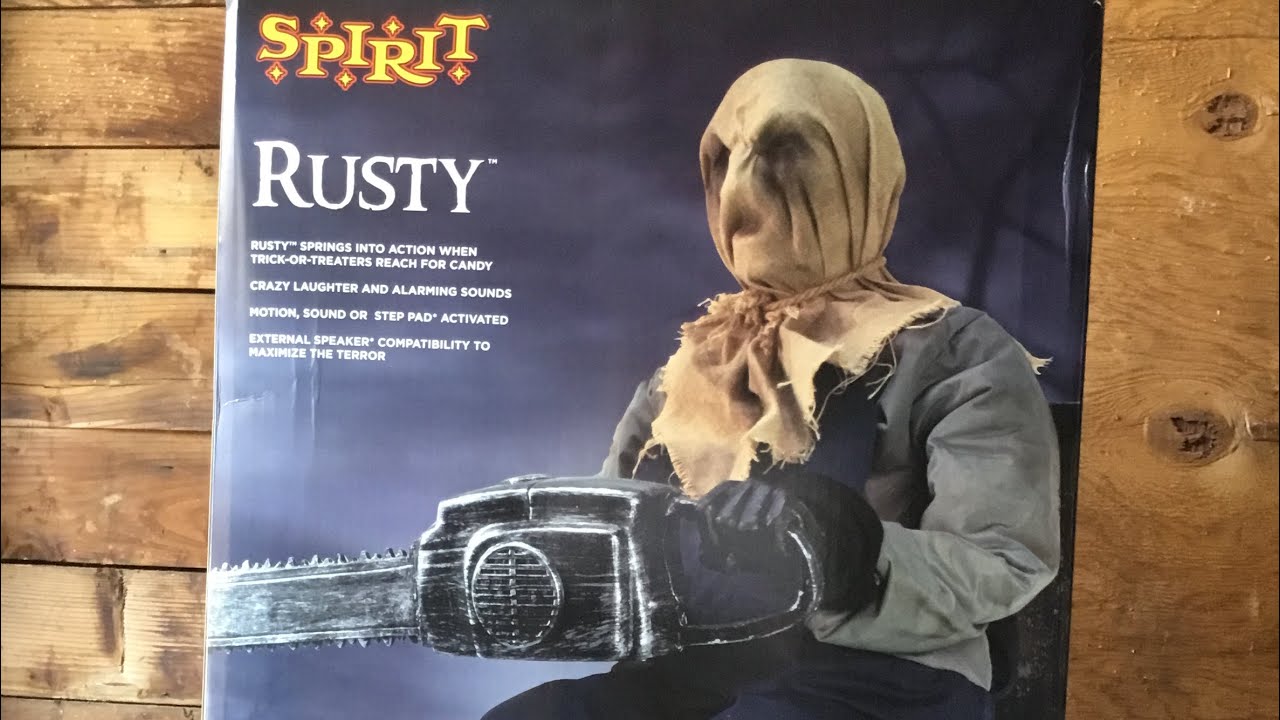 Spirit Halloween RUSTY Demo Video! - YouTube