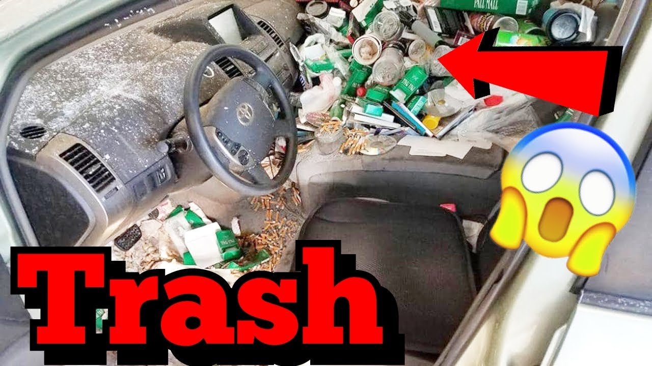 Washing a very dirty car foam washing, interior detaling, polishing ...