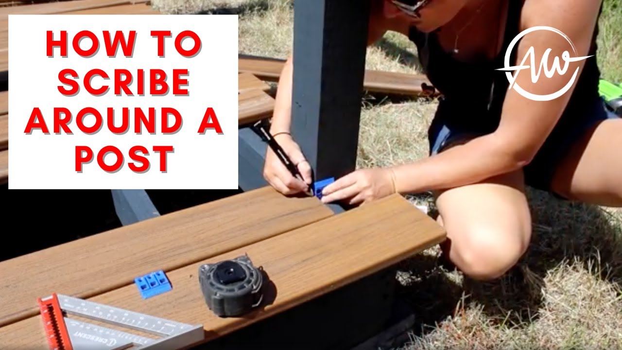 Quickly Scribe Around a Post | Quick tip #shorts - YouTube