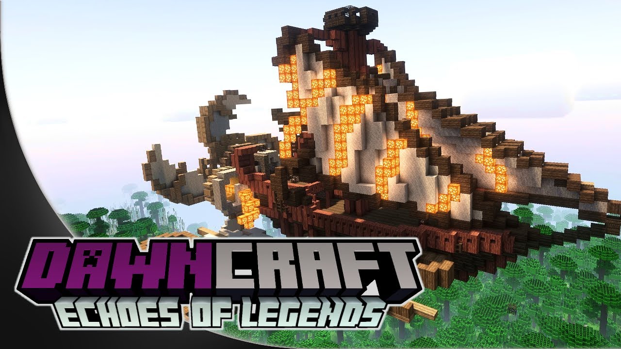 Minecraft DawnCraft [Ep-11] Improving the Enchantment Room - YouTube