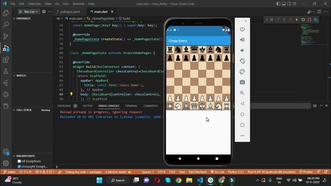 Flutter : Very simple Chess game development tutorial | Tamil | Dilip Coder | dilip | Flutter ...