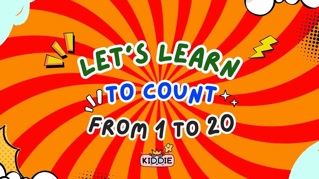 🎵🎧 Catchy and Simple Counting Song for Kids 🎵: count 1 to 20 in english ...