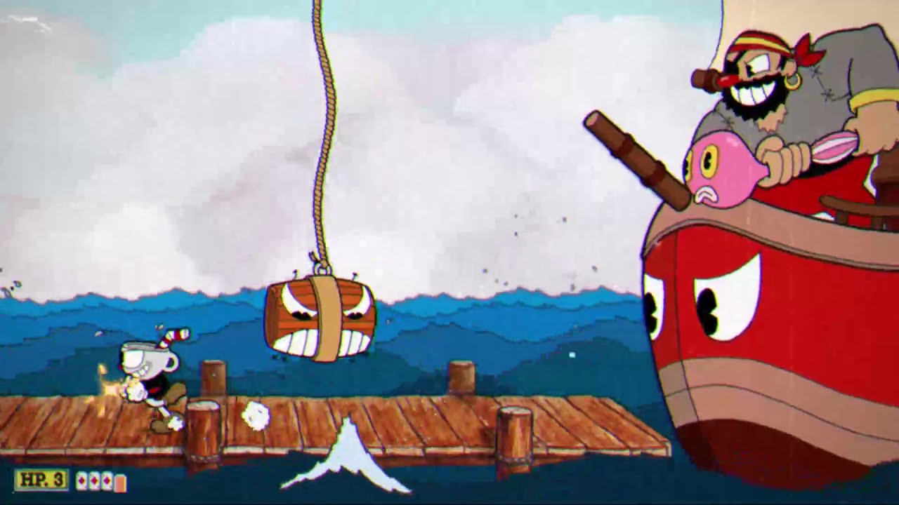 Captain Brineybeard - CUPHEAD - ALL BOSSES RUN - - YouTube