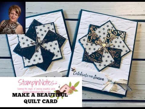 A Pinwheel Quilt Card - YouTube