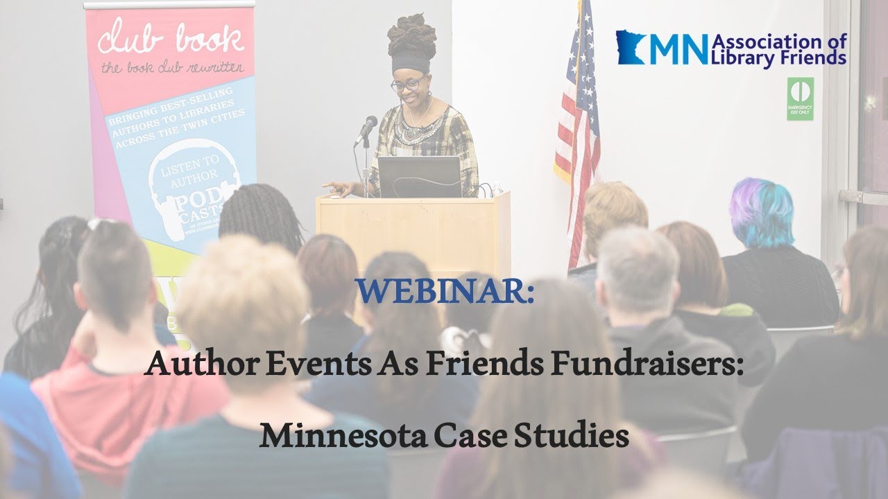 MALF Webinar: Author Events As Friends Fundraisers: Minnesota Case ...