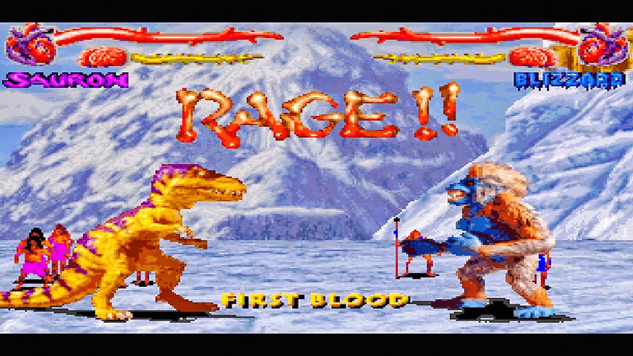 SAURON RAMPAGE! Primal Rage (1994) gameplay after 20 years! - YouTube