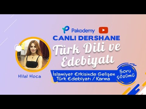 AYT | Edebiyat | İslamiyet Etkisinde Gelişen Türk Edebiyatı | Karma Soru Çözümü | YKS