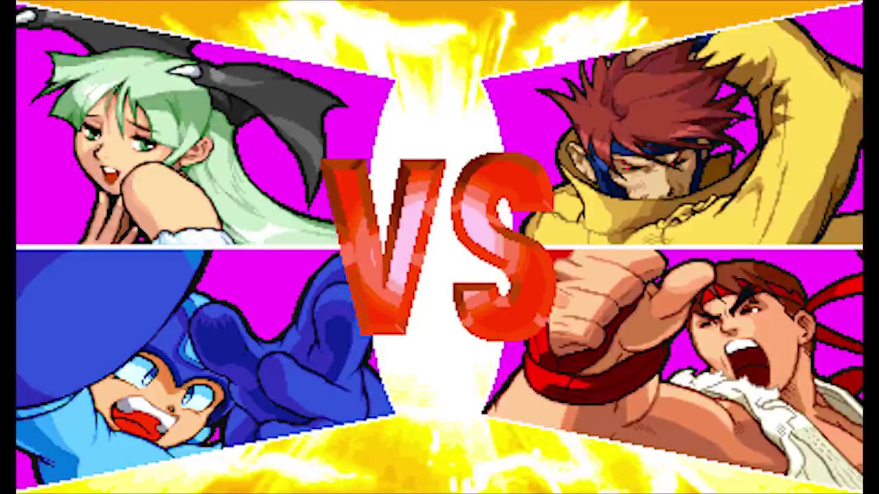 Marvel vs Capcom 1 ( Arcade ) - Megaman / Morrigan Playthrough ( Apr 25 ...