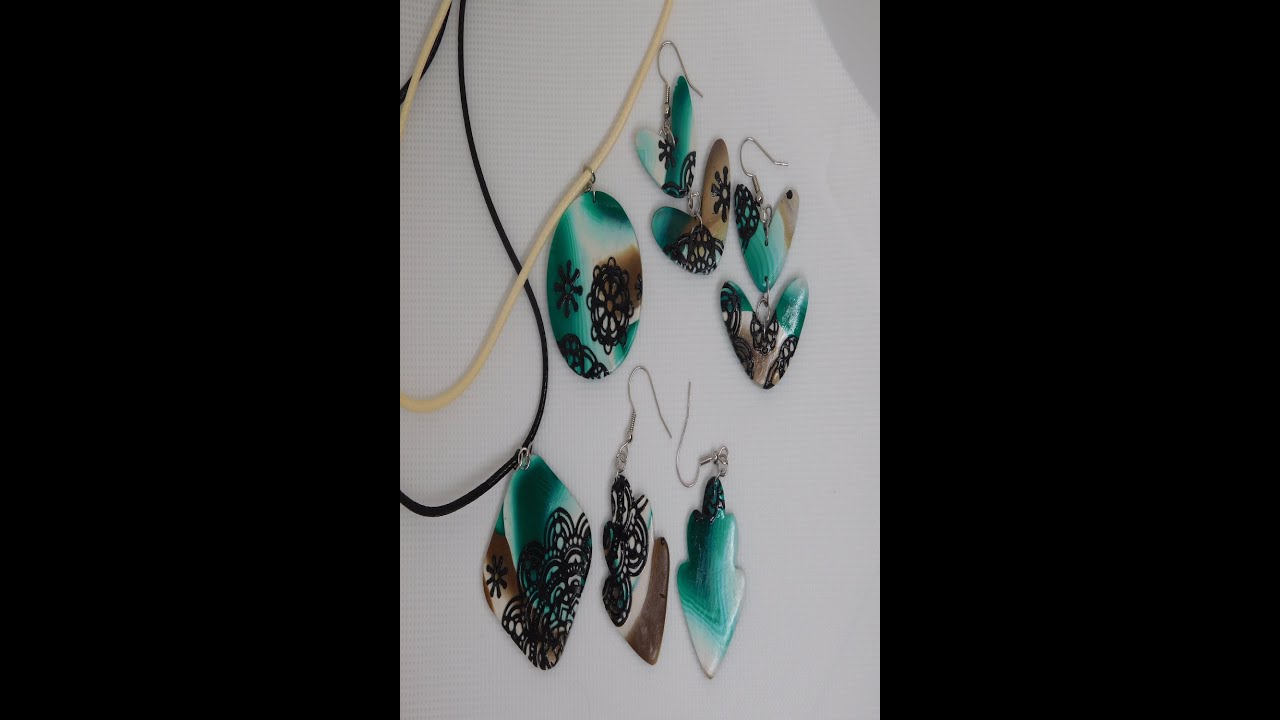 Beautiful skinner blend jelly roll: Sutton slice technique: DIY tutorial: Clay Jewelry: - YouTube