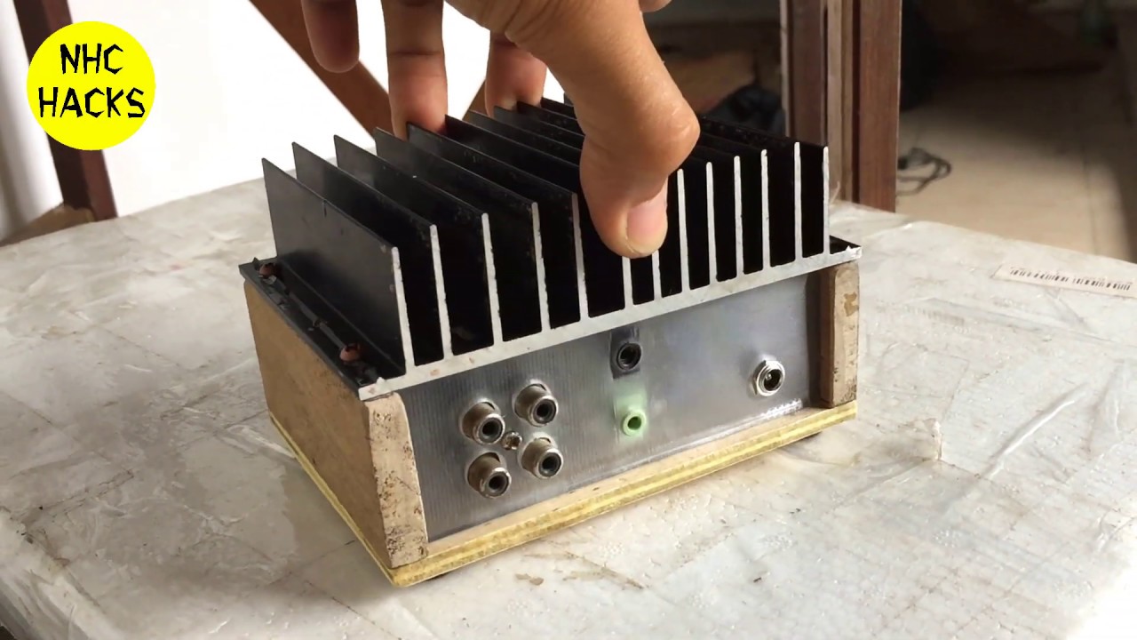 Class A audio amplifier kit test & review | Audio amplifier DIY - YouTube