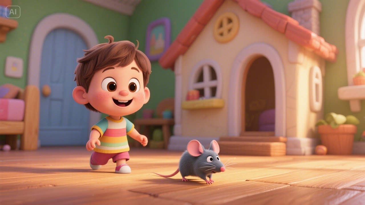 Tiptoe Like a Mouse – Fun Action Rhyme | Quiet Movement Song for Kids ...